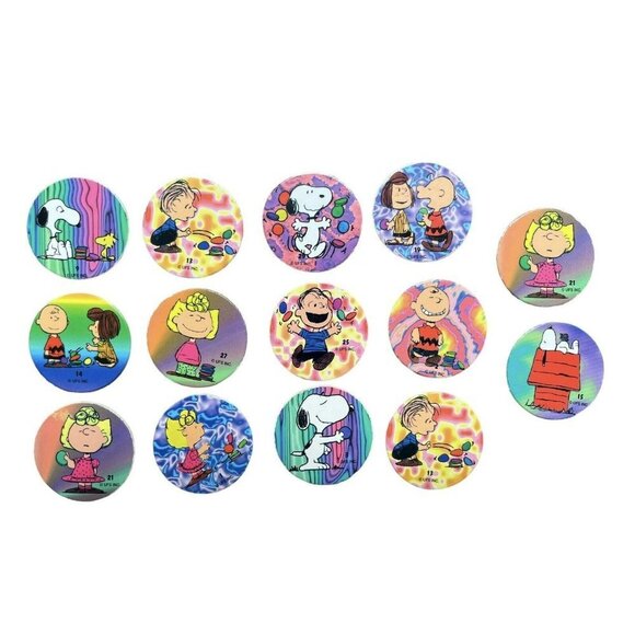 POG | Toys | Peanuts Pogs Snoopy Lucy Charlie Brown Linus Lot Of 4 ...